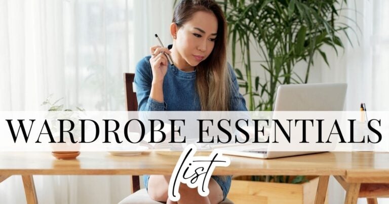Simplify Your Style: The Ultimate Wardrobe Essentials List (Free PDF ...