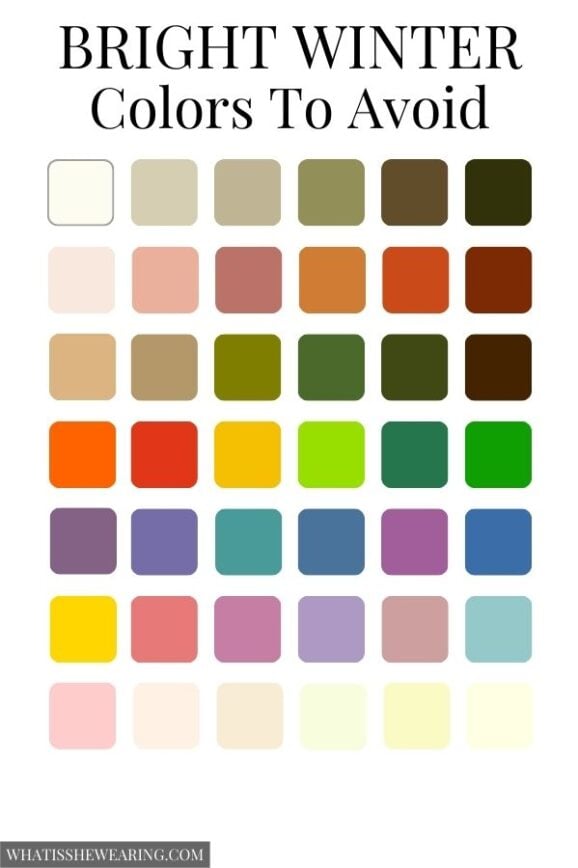 Bright Winter Color Palette: A Complete Guide | What Is She Wearing