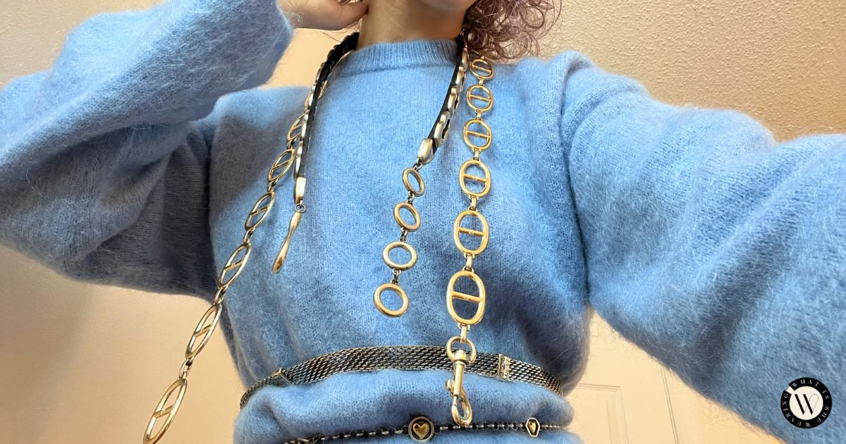 How To Wear A Chain Belt: The Ultimate Guide | What Is She Wearing